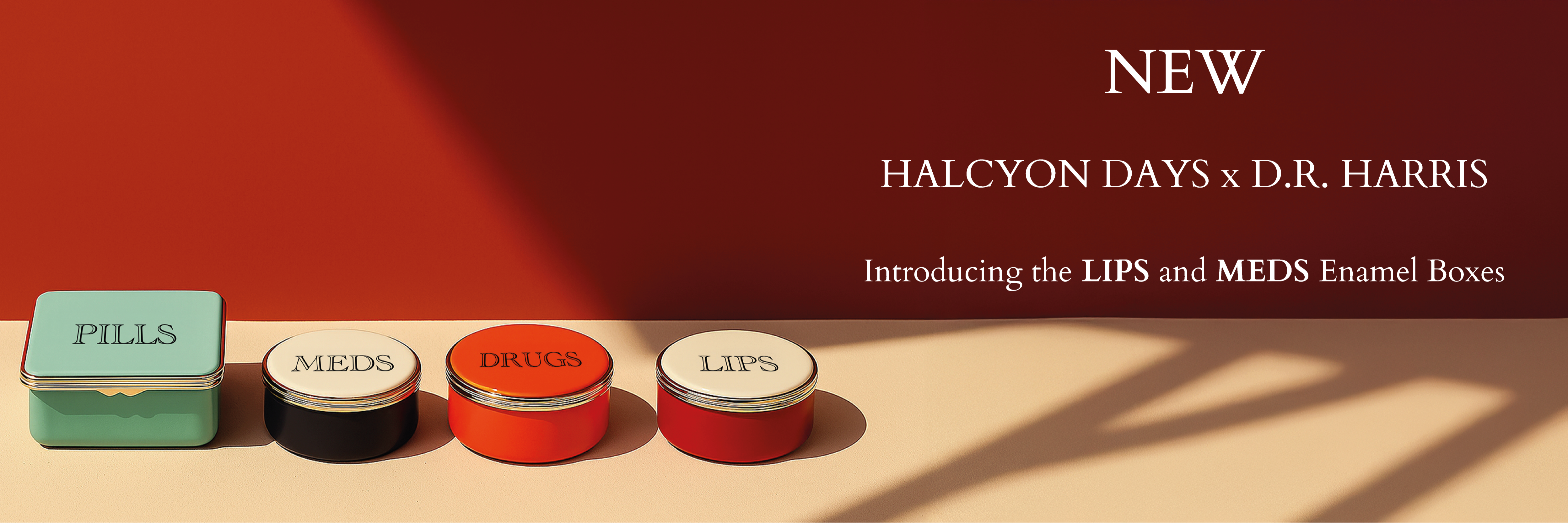 D.R. HARRIS Enamel Boxes & Gifts - HALCYON DAYS