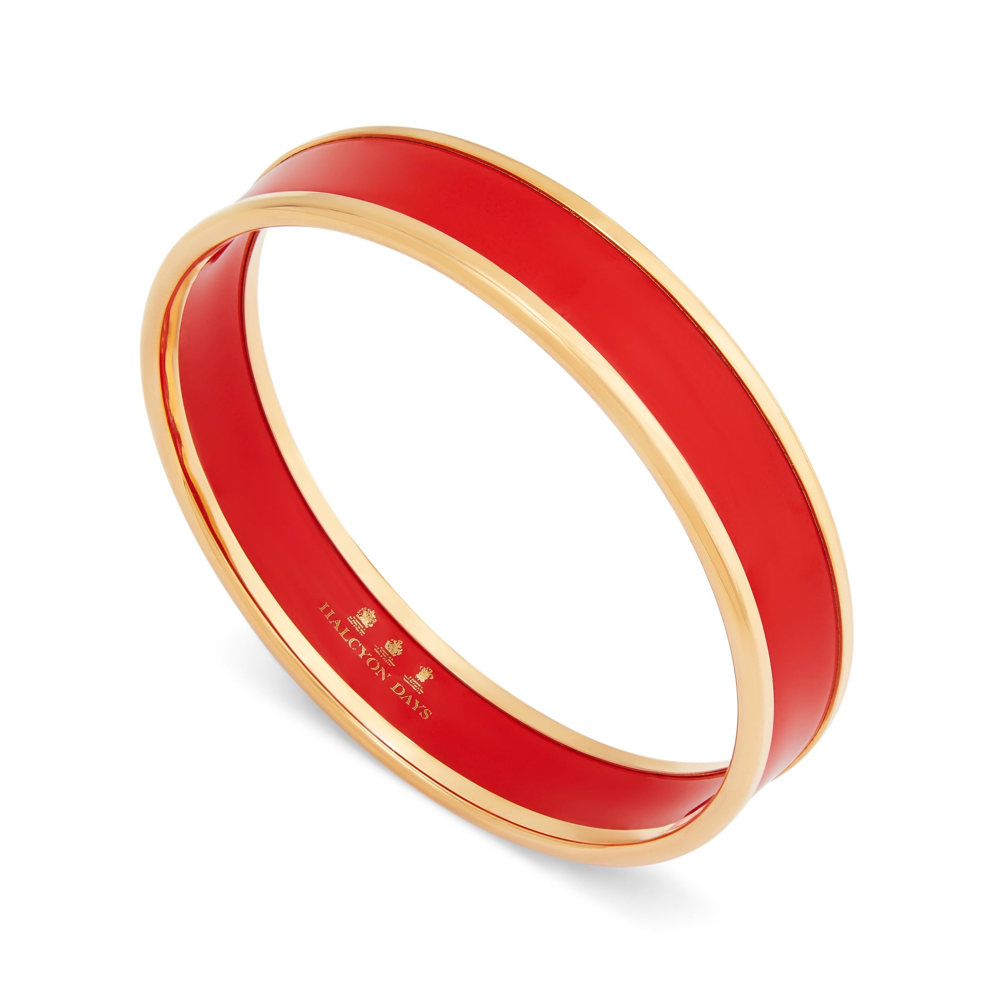 Red & Gold Enamel Bangle | Halcyon Days – HALCYON DAYS