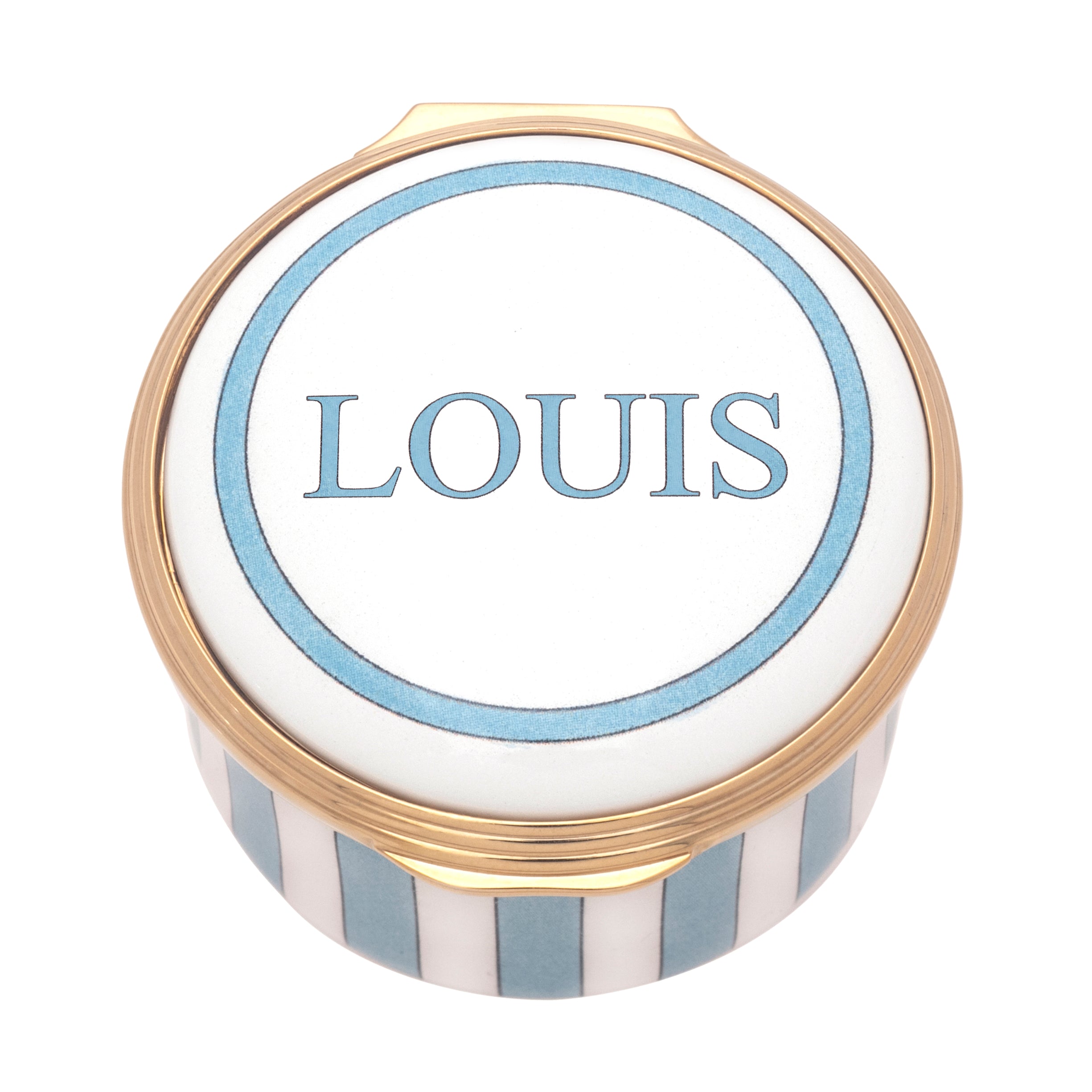 Baby's First Tooth Blue Enamel Box – HALCYON DAYS
