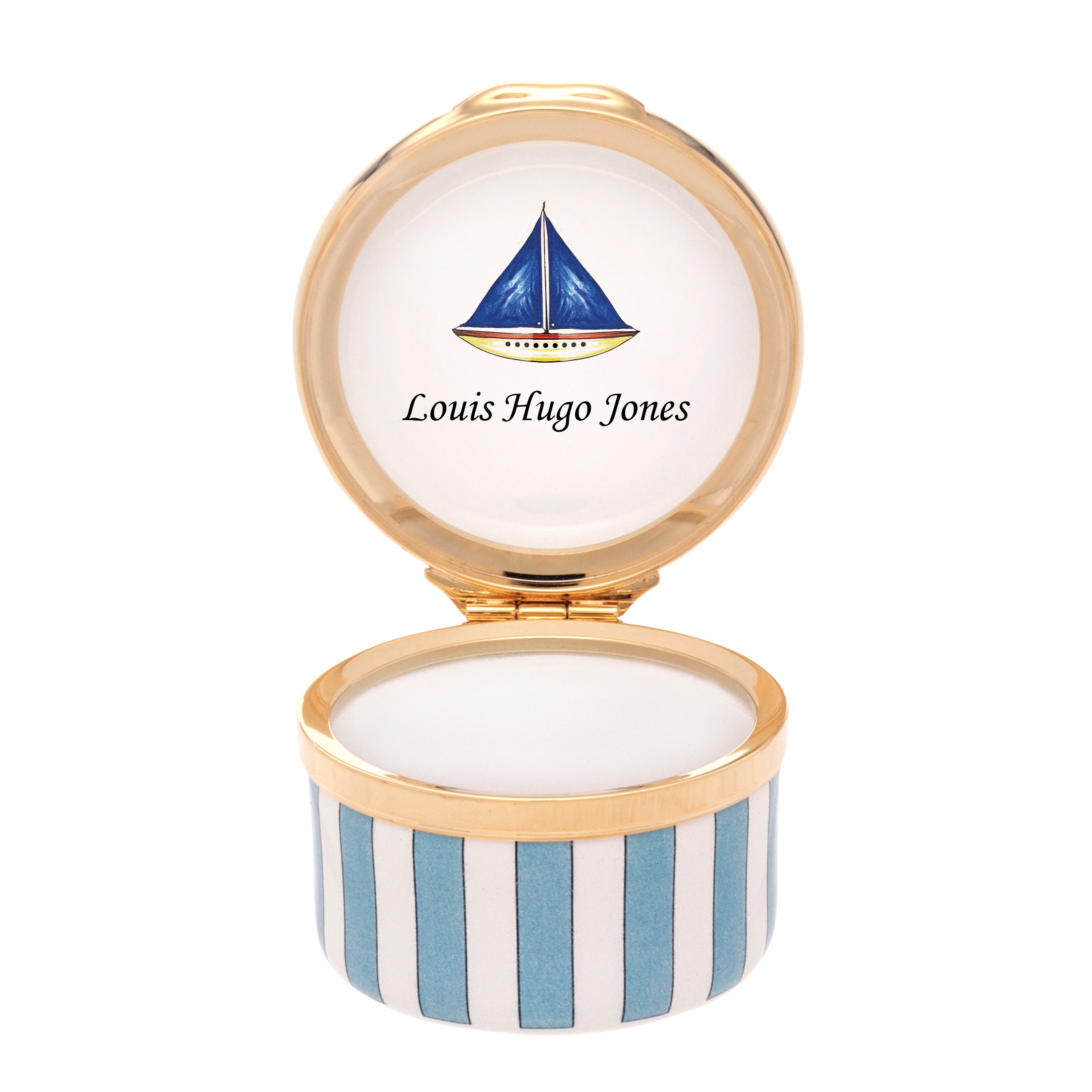 Baby's First Tooth Blue Enamel Box – HALCYON DAYS