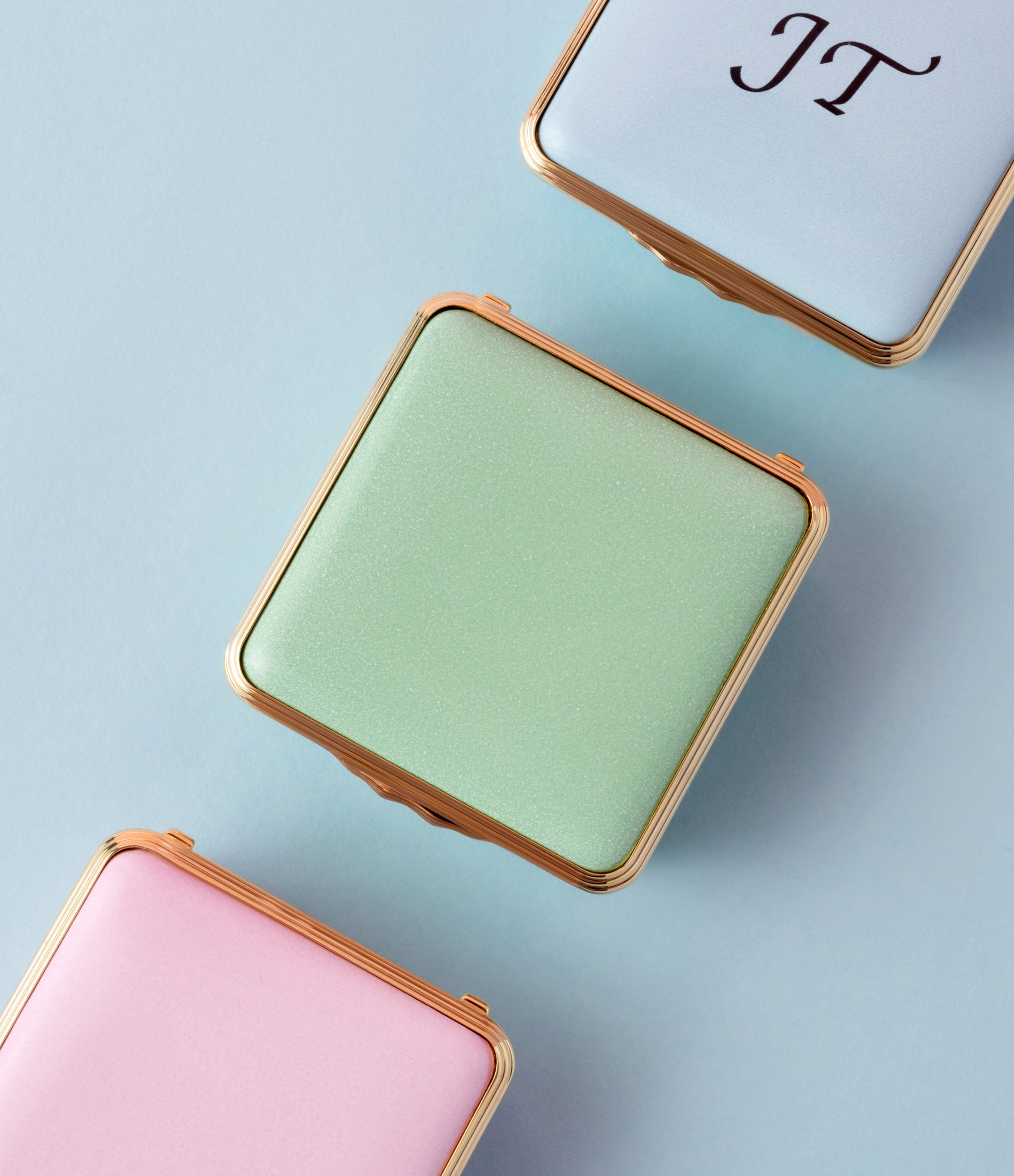 Blank Canvas Meadow Green Enamel Box – Halcyon Days