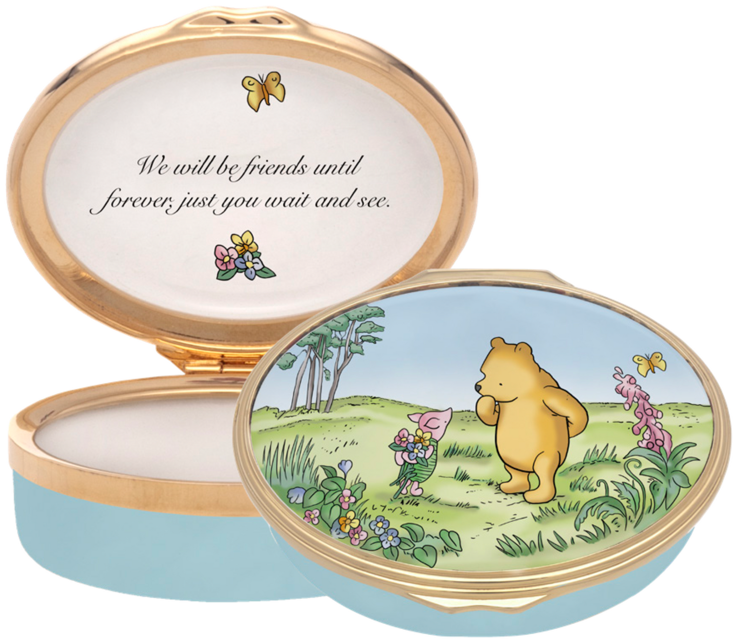 Winnie-the-Pooh "Friends Forever" Enamel Box – HALCYON DAYS