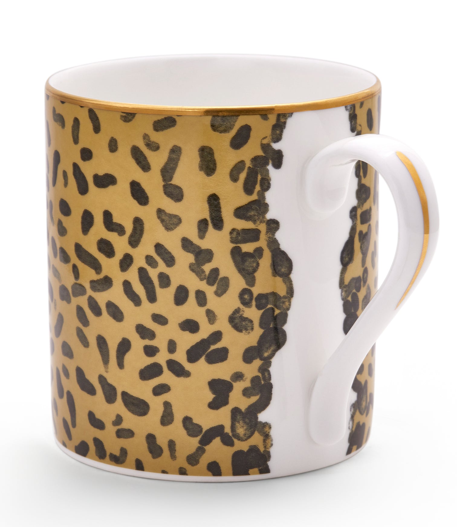 Leopard Print, English Fine Bone China Mug | Halcyon Days – HALCYON DAYS