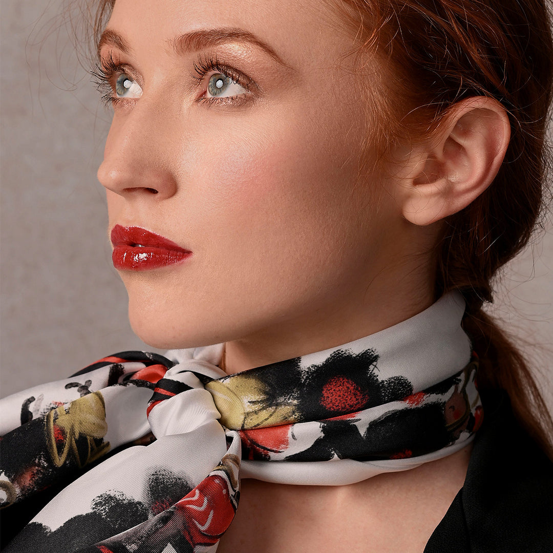 Tug Rice "Marching Down" - The Mall Silk Scarf – HALCYON DAYS
