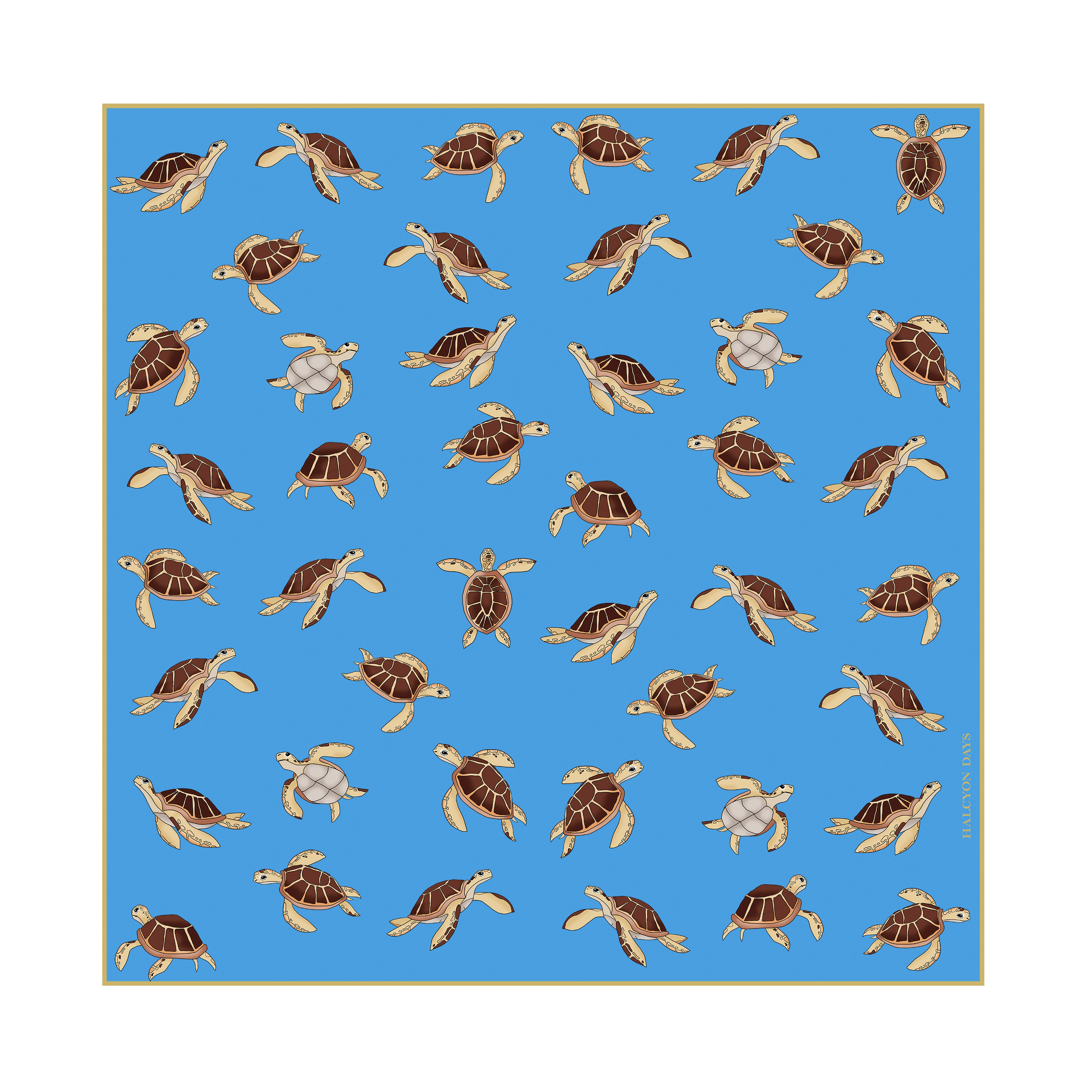 Turtles Silk Pochettes – HALCYON DAYS