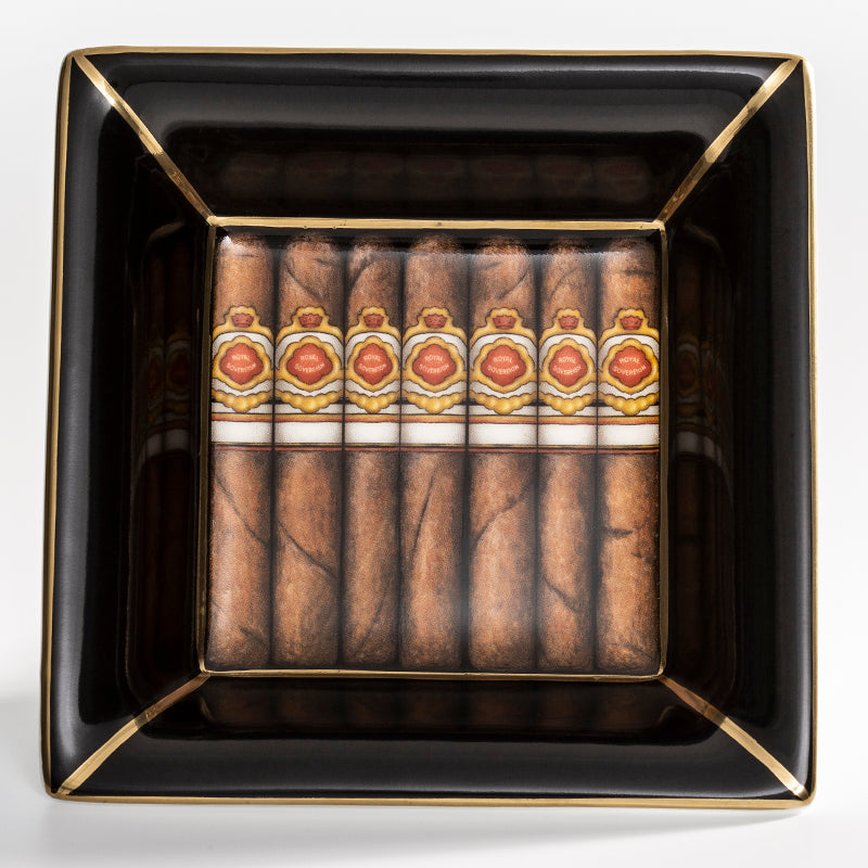 Cigars Square Trinket Tray – HALCYON DAYS
