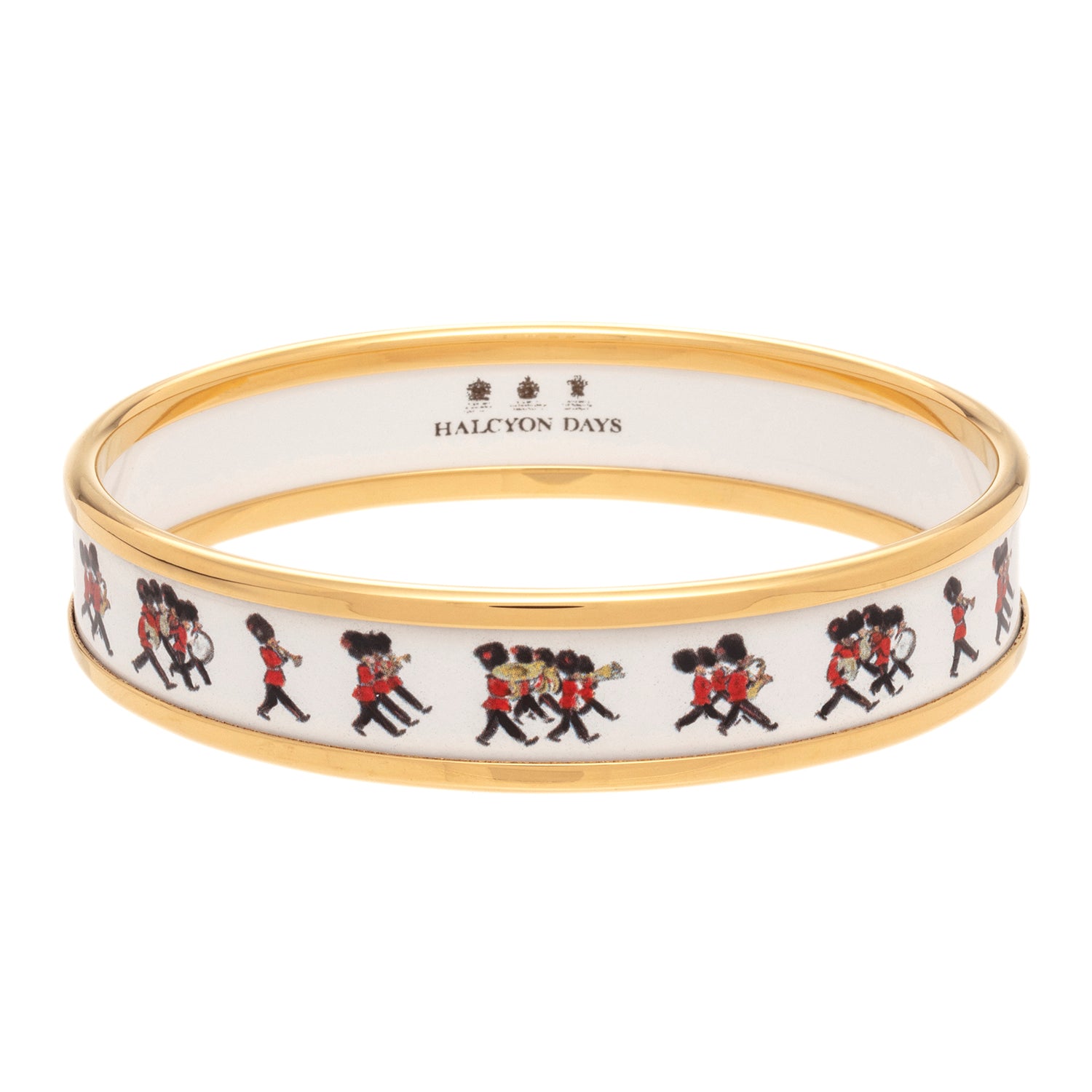 Marching Down The Mall Enamel Bangle – HALCYON DAYS