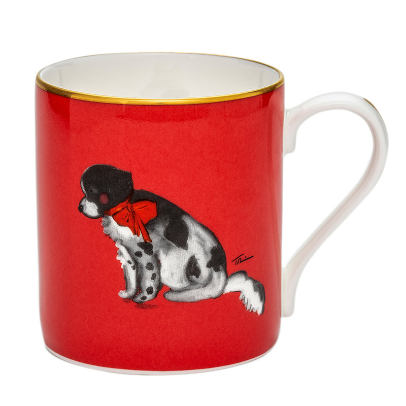 Spotty Dog Red Fine Bone China Mug, Tug Rice – HALCYON DAYS